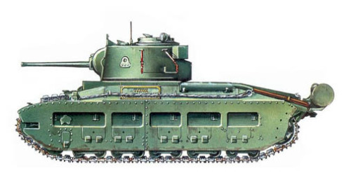 TANKS RARITIES: Matilda Mk II F-96