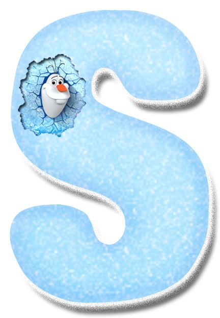 Alfabeto de Olaf para Imprimir Gratis. Frozen Olaf Letters. - Oh my ...
