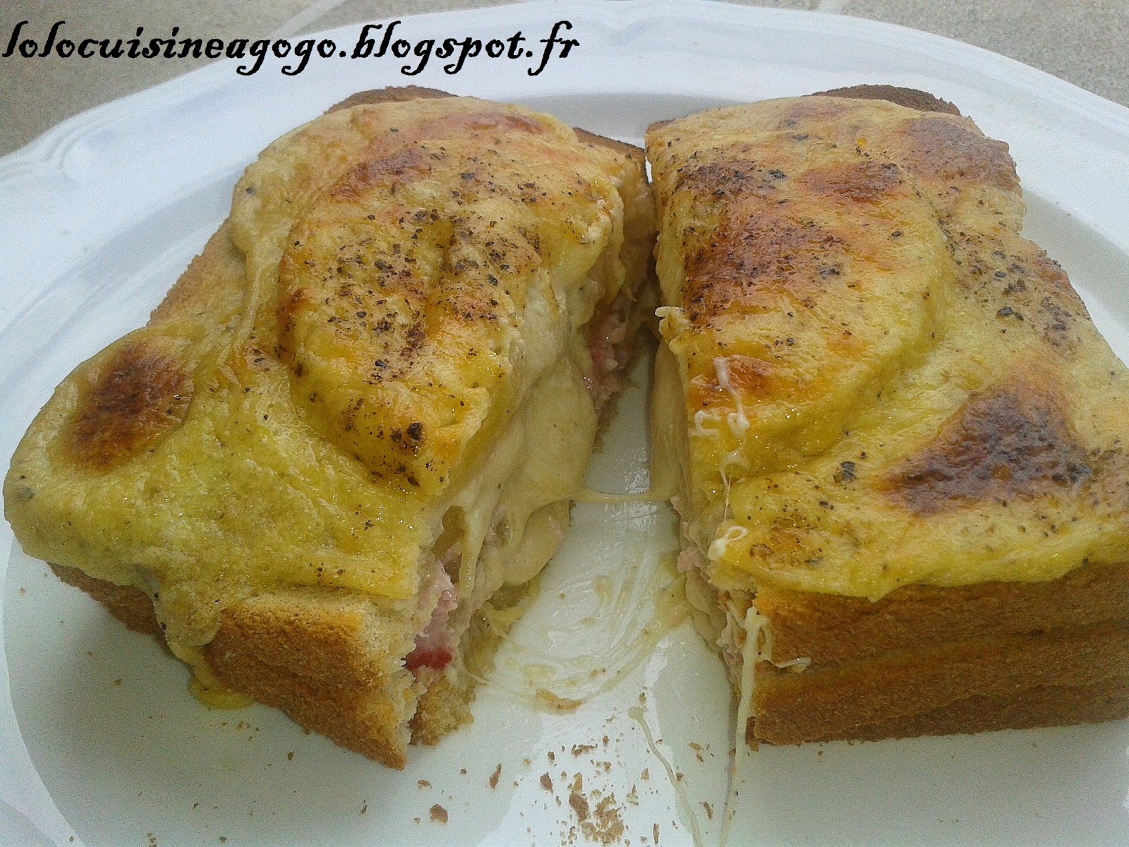 Lolo cuisine à gogo: Le Croque Hawaï (croque-monsieur avec ananas)