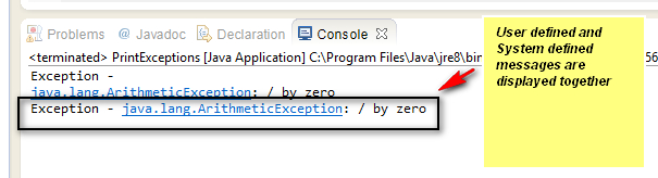 Selenium-By-Arun: 228. Printing the exception details in different ways