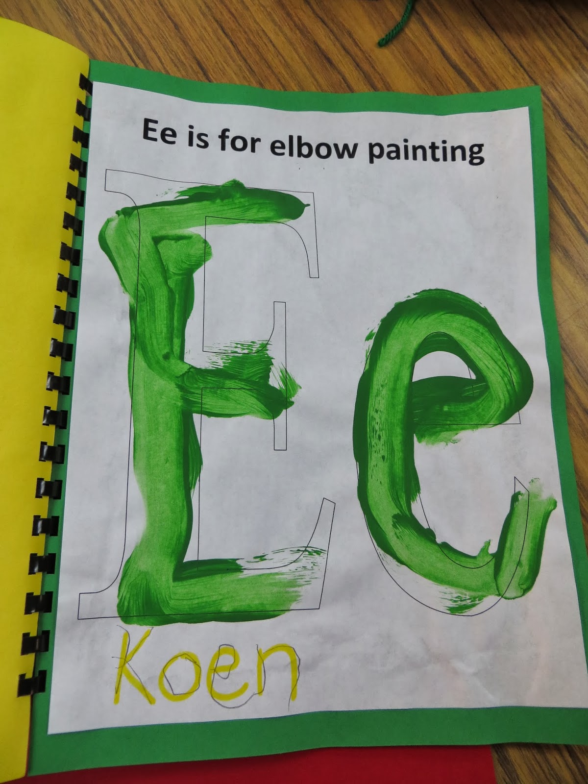 Preschool For Rookies: Letter of the week: Alphabet Art Book 2013