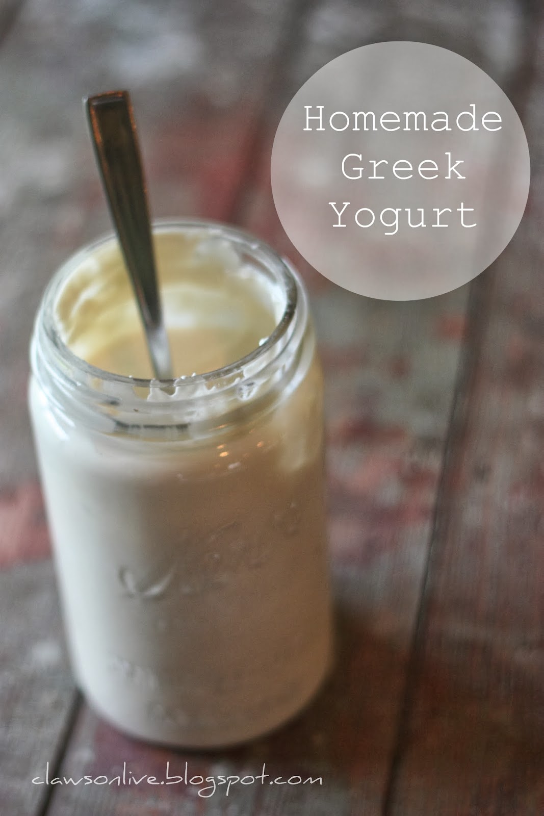 Homemade Greek Yogurt