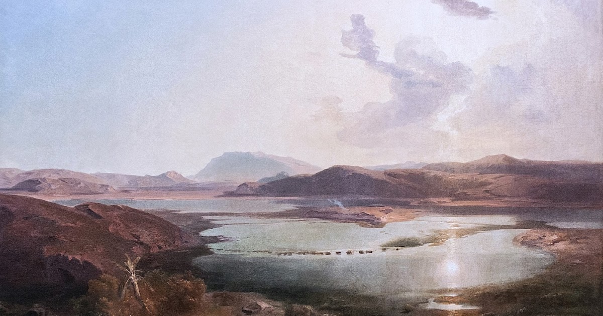 Enjoy some Damn Fine Art : Carl Rottmann. Lake Copais (‘Kopaissee’), 1839 (Neue Pinakothek, Munich).