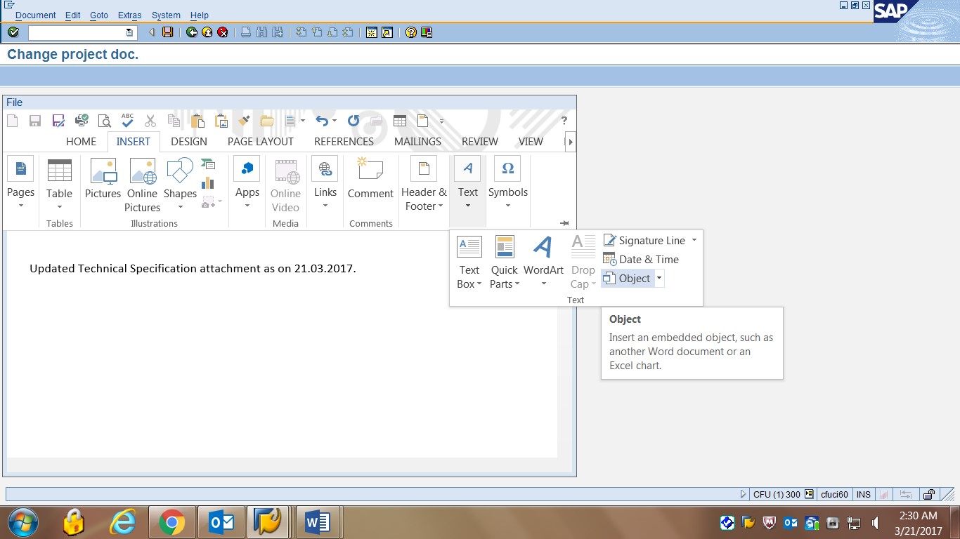 How to attach a Document in SE38 | SAP Online Guides