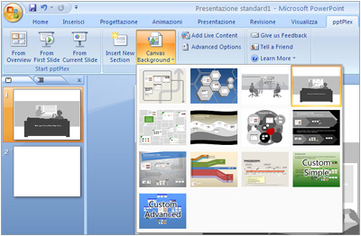 Menús de Power Point