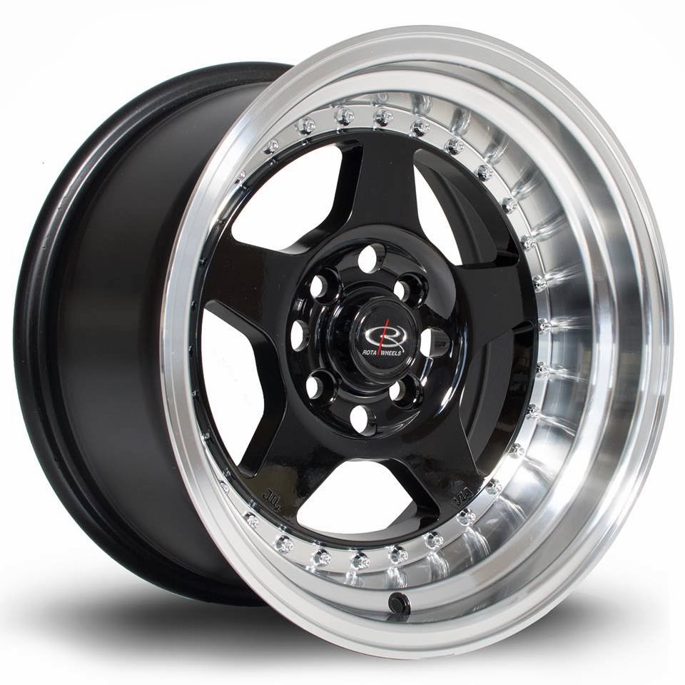 JDMbits: The New Rota 15x8'' Wheel Designs In 4x100 PCD!