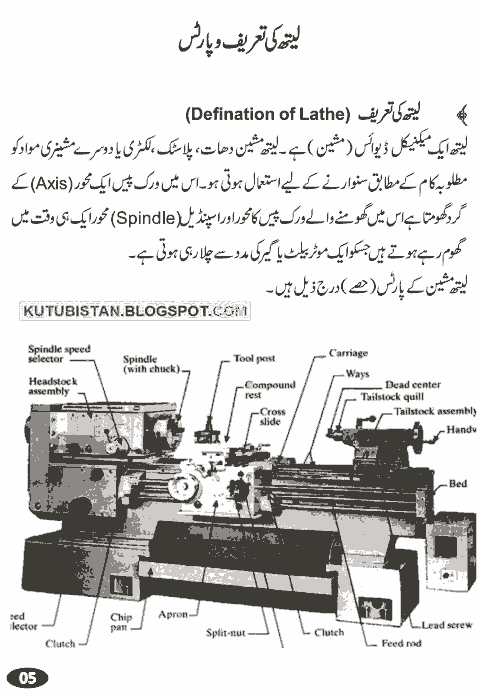 Lathe Machine Guide Urdu Edition Pdf Book Free Download - Kutubistan