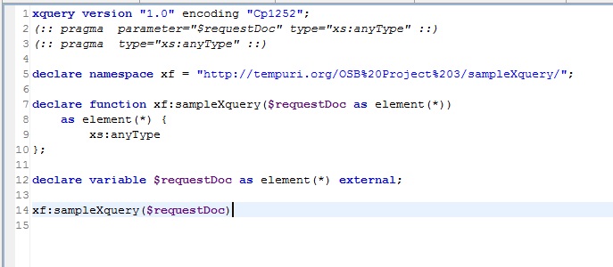 Oracle Service Bus: Getting Started - XQuery Dev inside OSB Eclipse