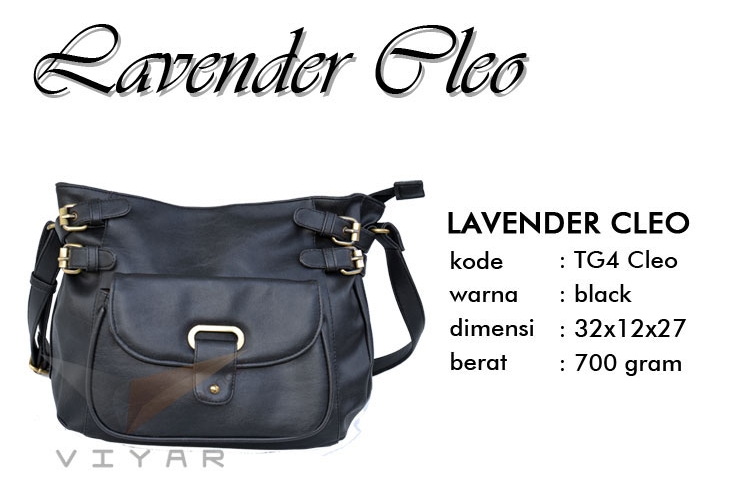 TAS & CLUTCH: TAS SANDANG WANITA LAVENDER CLEO
