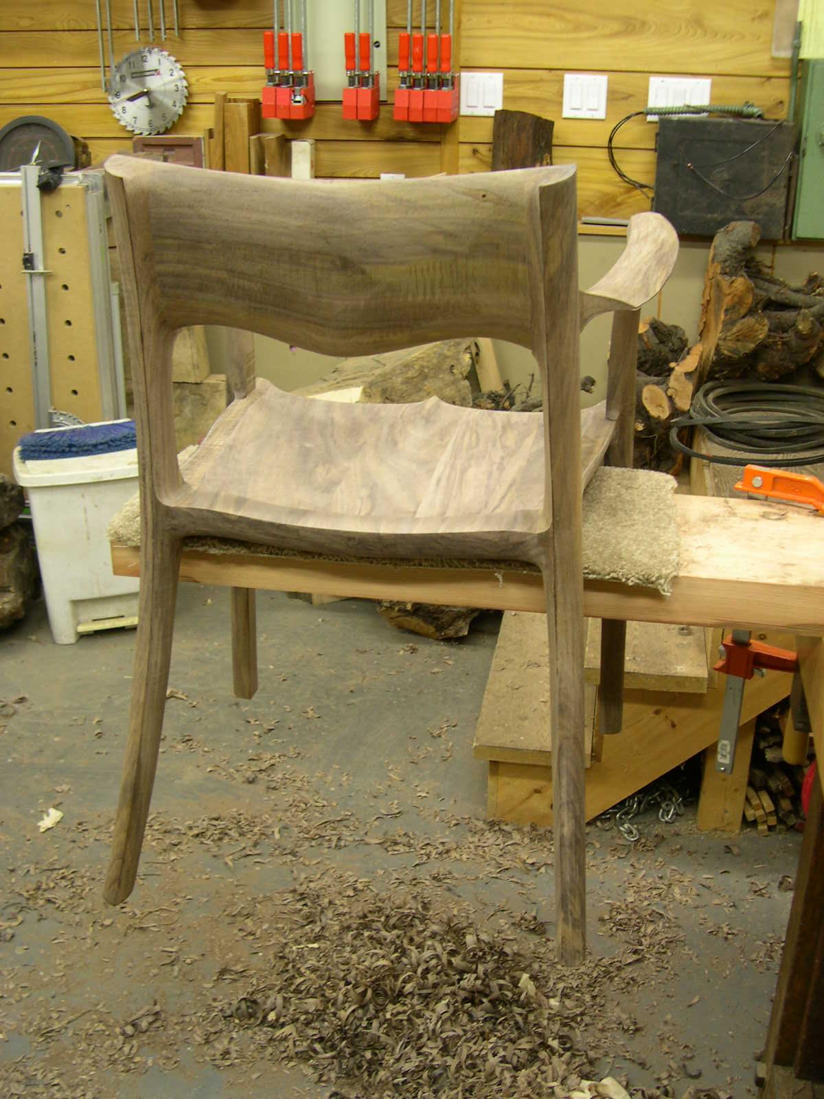 Sauer & Steiner: Dining chair - one down... 5 to go.