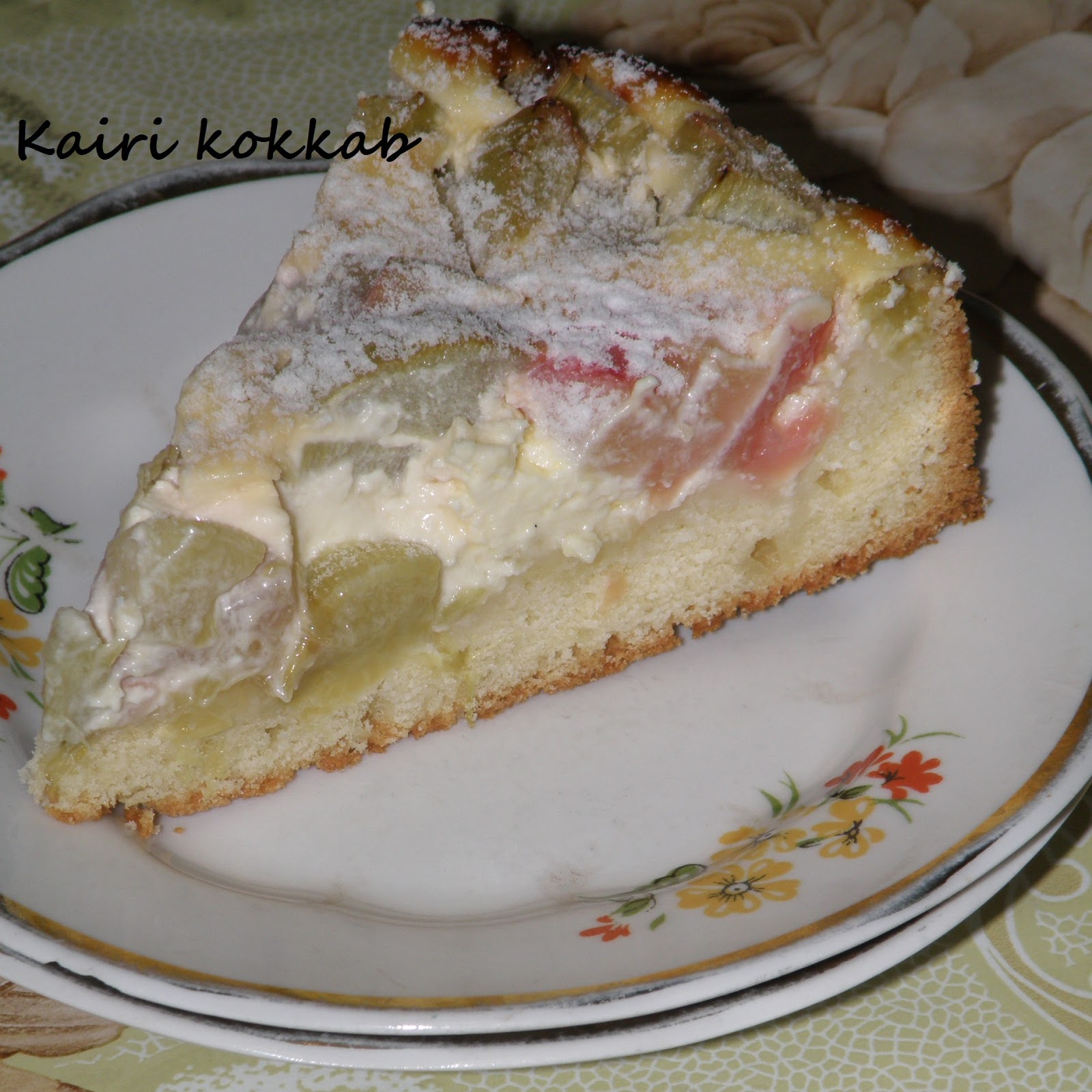 Kairi kokkab: Hõrk rabarberikook