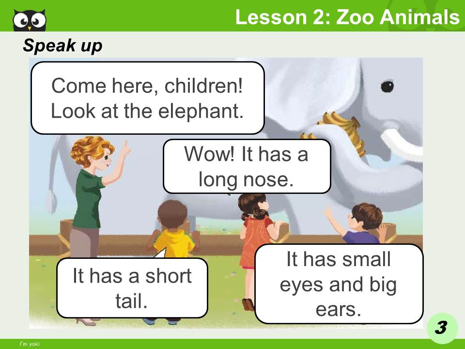 YOKITALK: Unit 3 Lesson 2 Zoo Animals