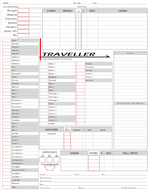 Graphite Prime: Traveller: Evolution of a Character Sheet and ...