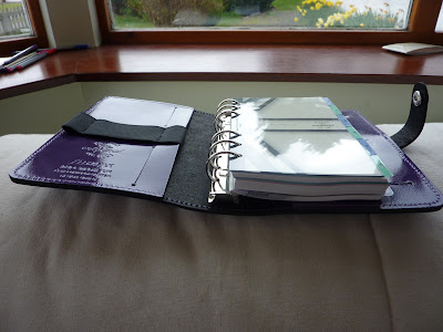 Plannerisms: The Original personal size Filofax in Patent Purple