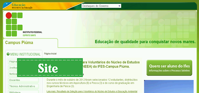 Ifes Piúma: Contatos