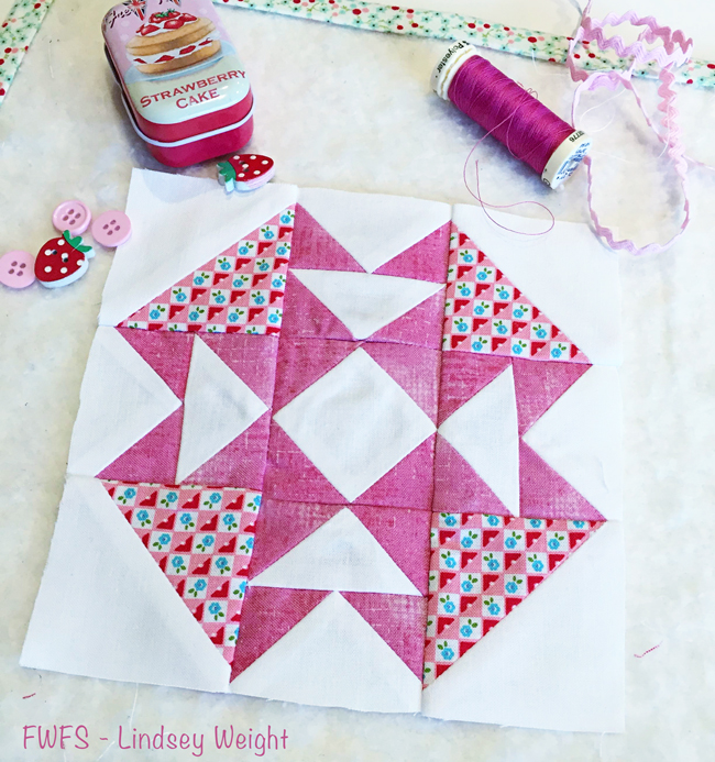 Fort Worth Fabric Studio: Moda Sampler Block Shuffle {Block 7}