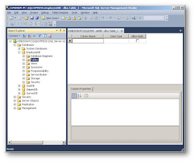 RESTful Web Services Tutorial 5 - Create Employee Database in MS SQL ...