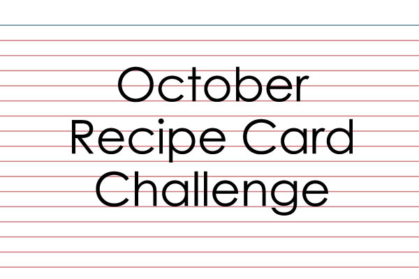 Created by Jill: October PBP Recipe Card Challenge!