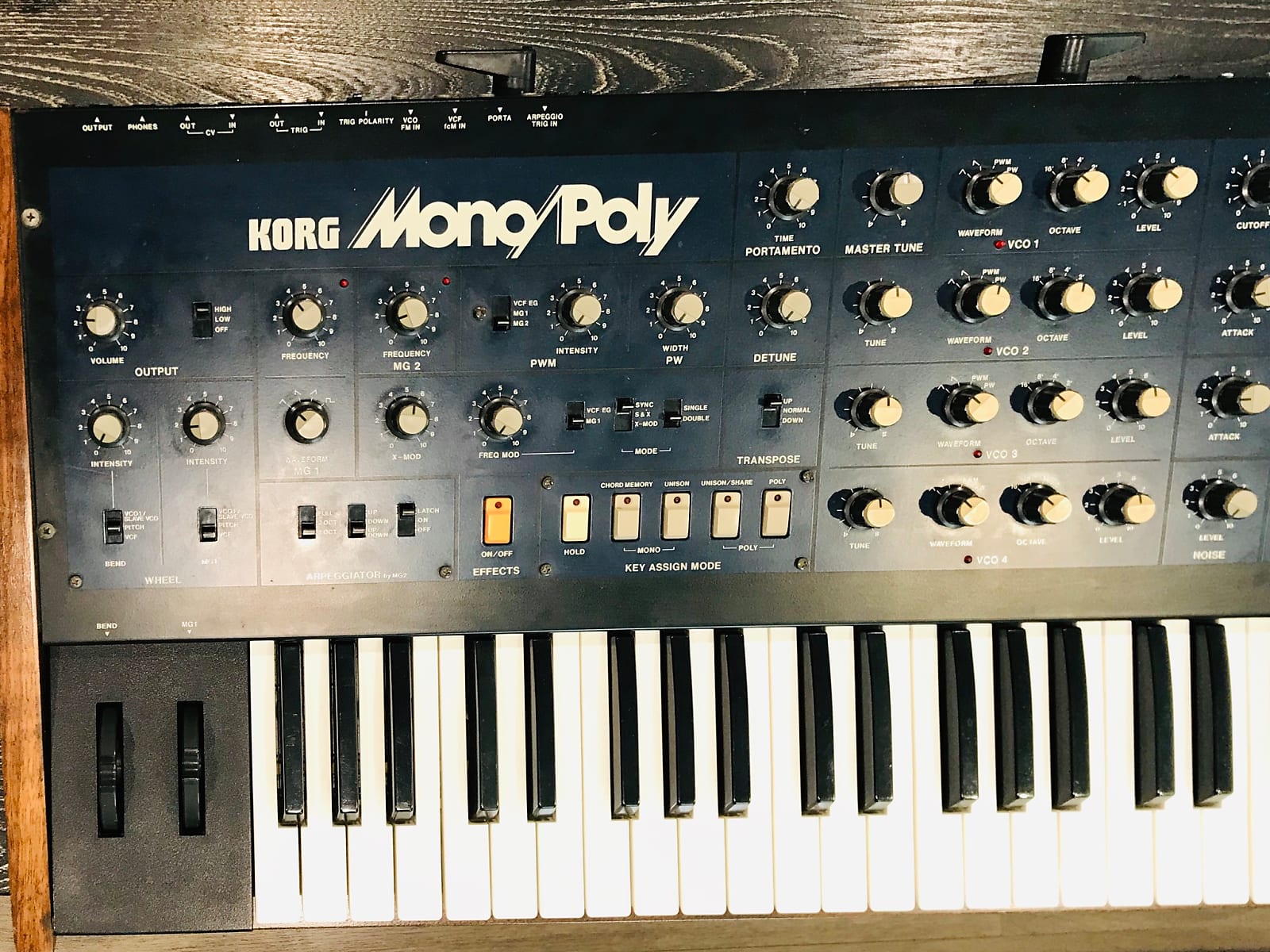 MATRIXSYNTH: Korg Mono/Poly Analog Synthesizer 372543 Serviced w ...