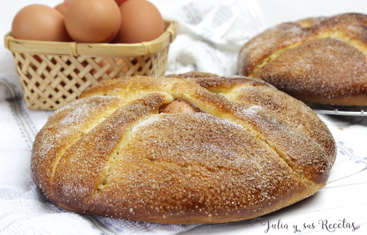 JULIA Y SUS RECETAS: Hornazo dulce manchego