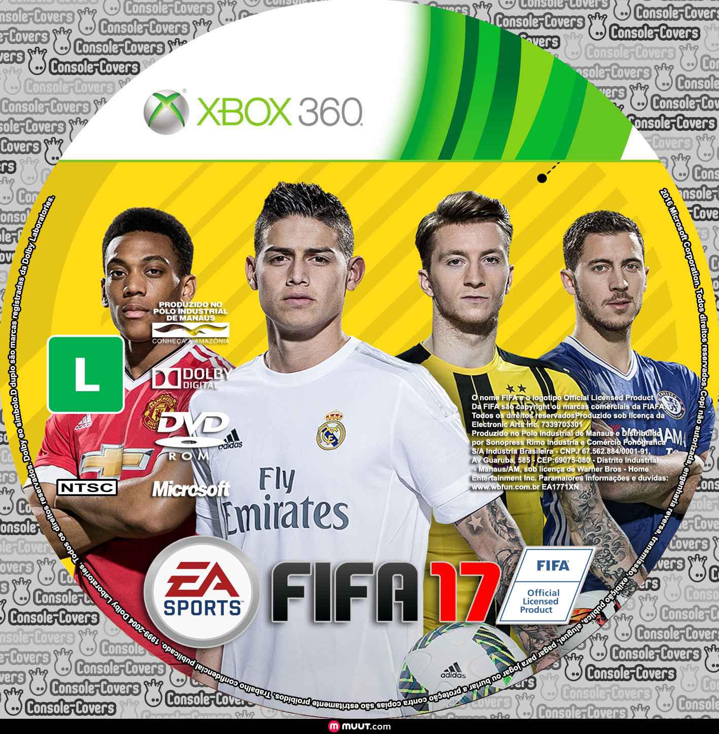 [Label] FIFA 17 - Xbox 360 | Ultra Capas