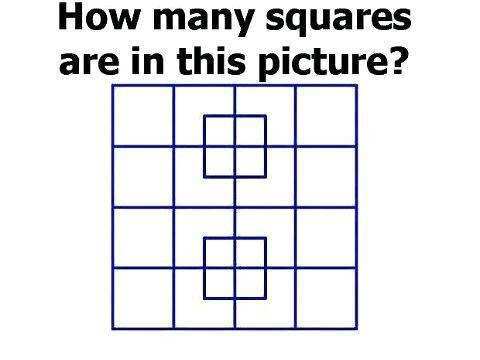 Great Digital Marketing Tips - SEO - Social Media: how many square puzzle