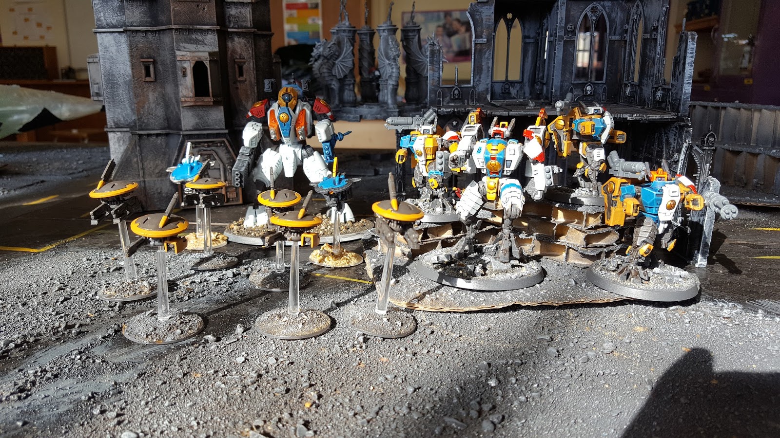 Farsight Enclave T'au 500 Point Battlesuit Army