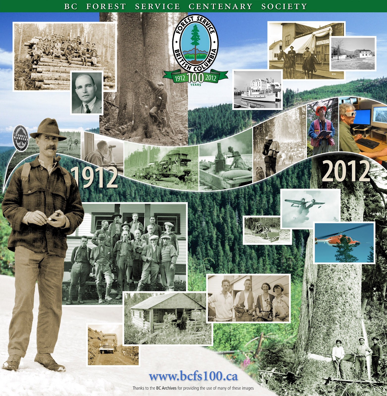 Vancouver Island Big Trees: 100 Years Of The BC Forest Service