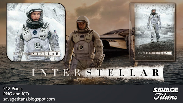 Interstellar (2014) Movie Folder Icon | Savage Titans