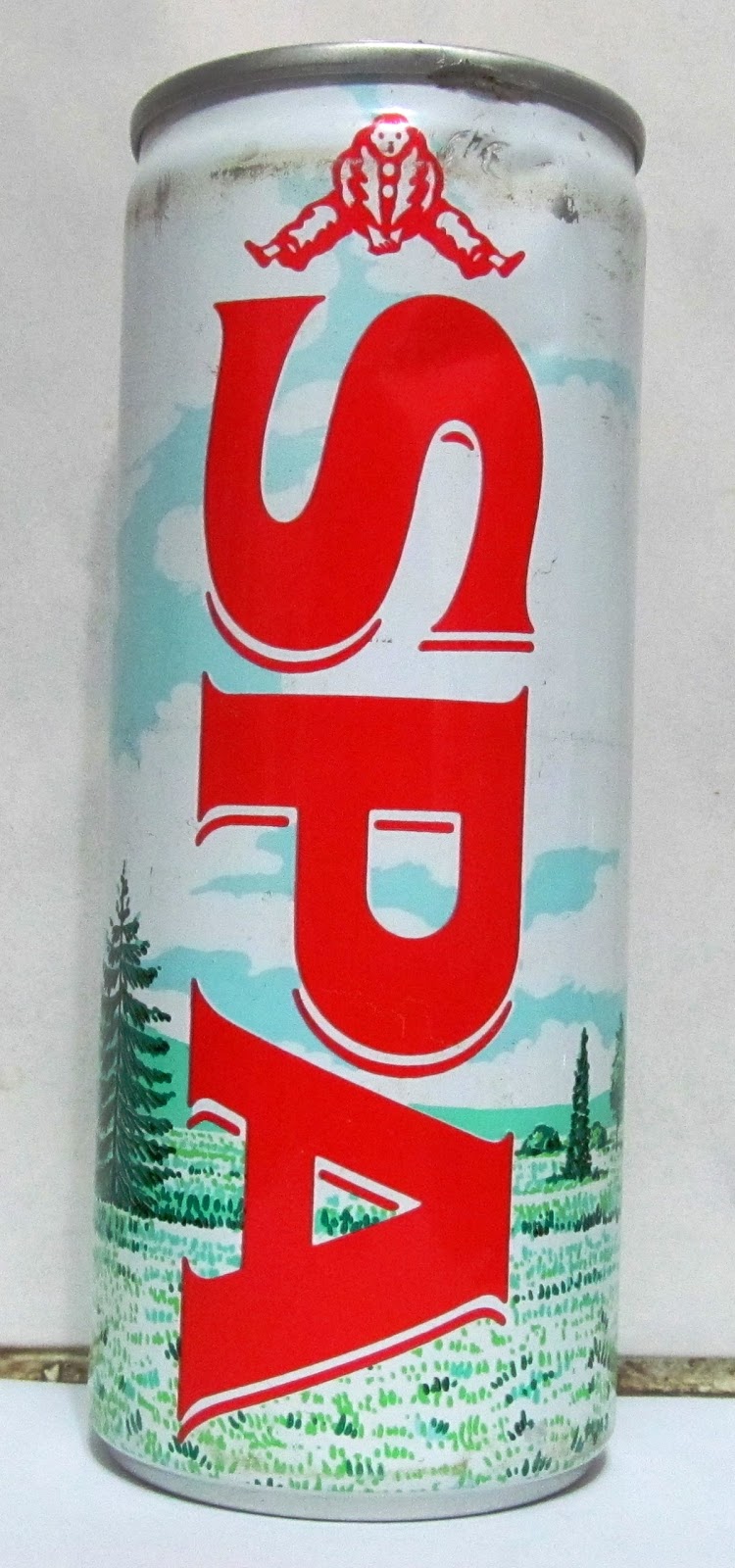 LATAS Y BOTELLAS COLECCIÓN: LATA SPA SODA WATER 25 CL , ORIGEN BELGICA 1990