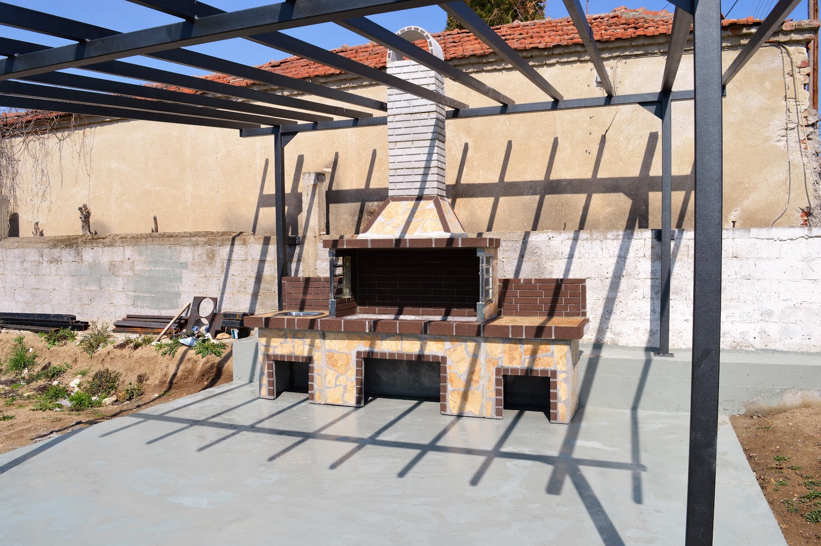 bahçe-barbekü-modelleri SXISTOLITHOS garden barbecue: bahçe-barbekü ...