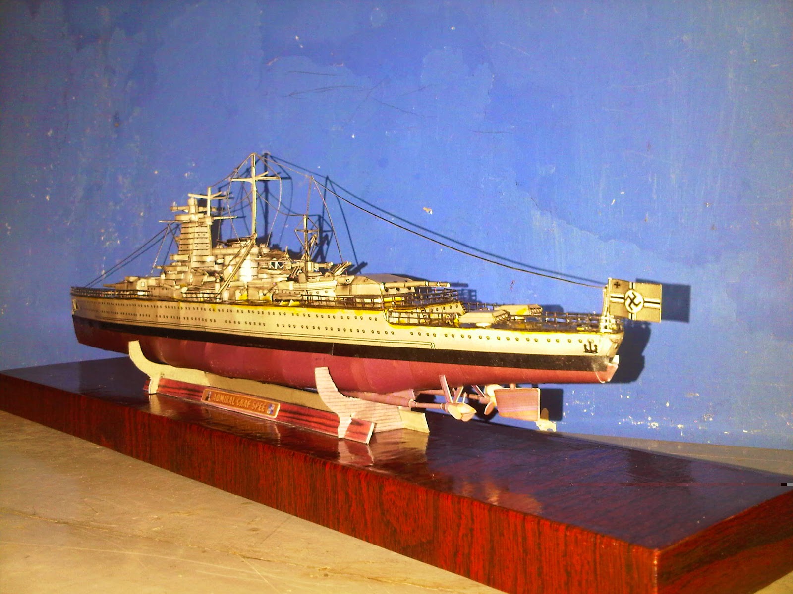 Papermodel Kapal Perang & Lain2: Papercraft Admiral Graff Spee