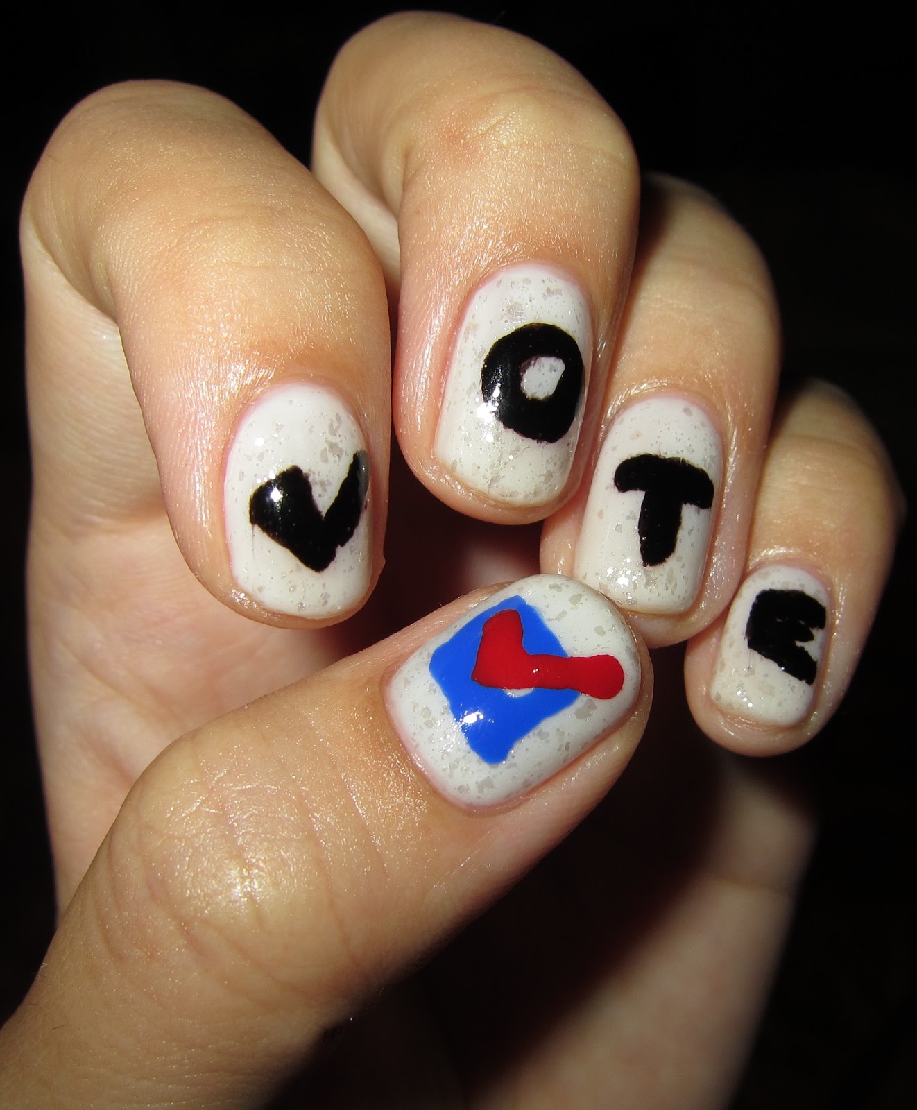 Election Day Nails