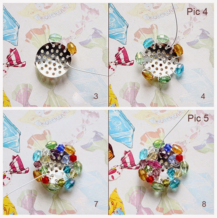 Crafting Wire: DIY Colorful Beaded Cluster Ring