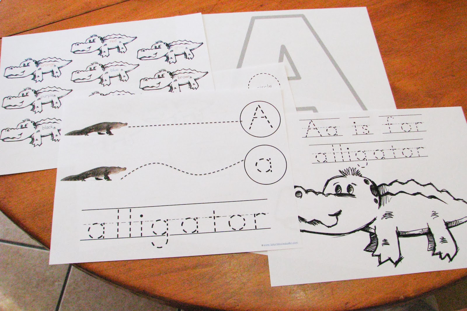 Mommy's Little Helper: Letter A/Alligator