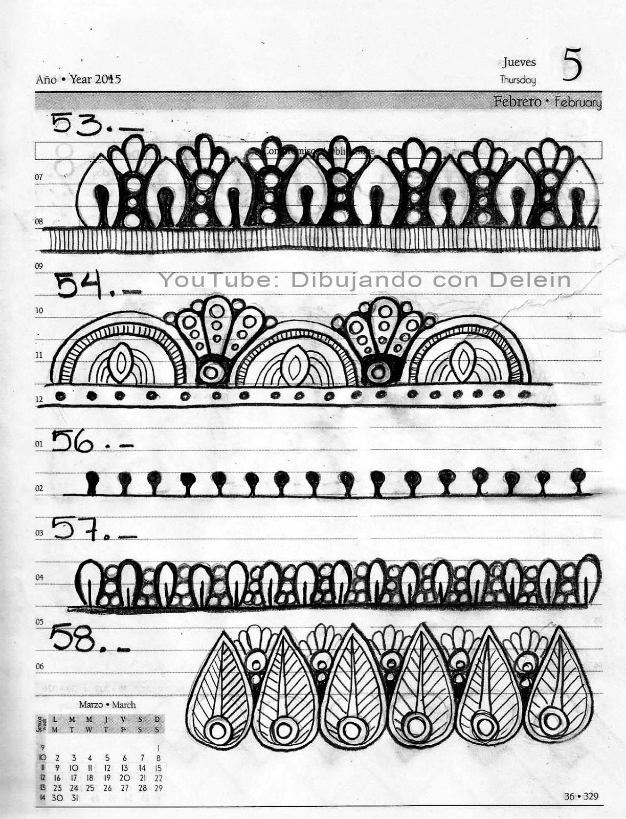 dibujando con delein: Tips para dibujar Mandala, Mandala #29