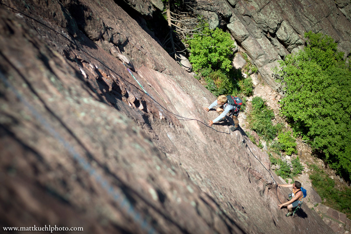 Matt Kuehl Blogs: The First Flatiron Direct Route 5.6 R