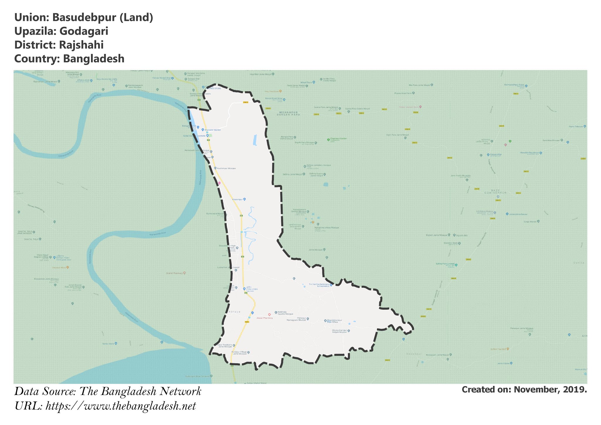Basudebpur Union, Rajshahi