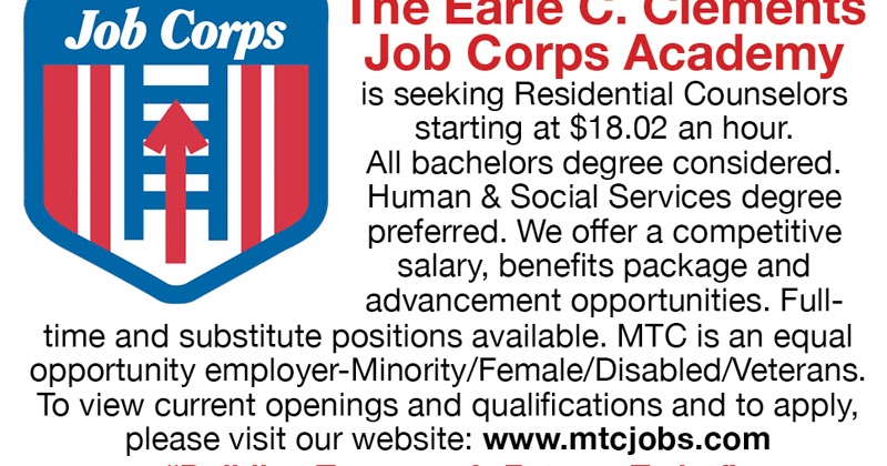 The Press Online: Job Corps seeks residential counselors