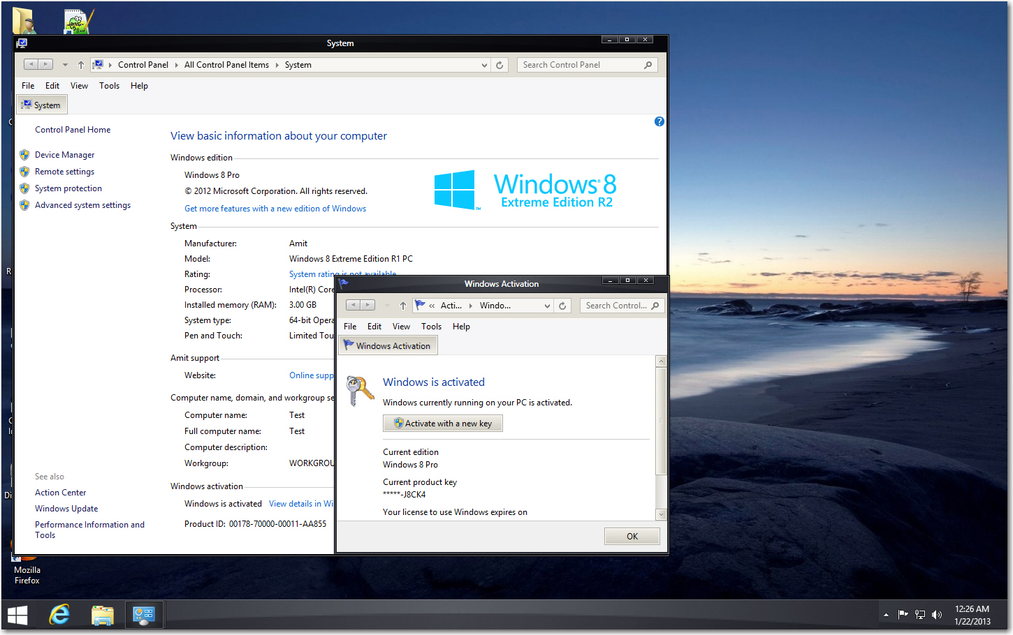 WINDOWS NEXT VERSION: Windows 8™ Extreme Edition® R2 - 64bit Edition ...