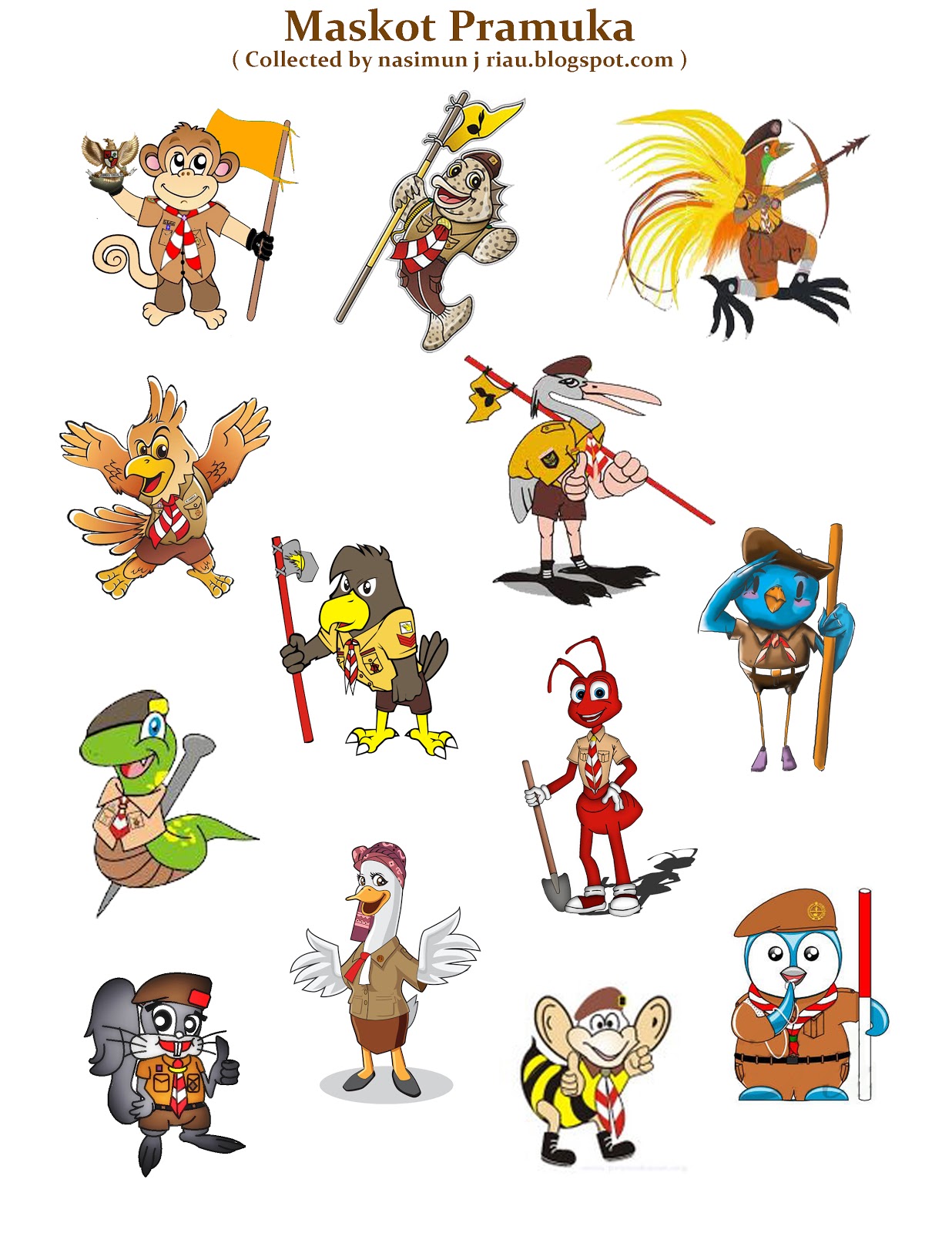 Wind's Creative Batam - Nasimun J Riau: Maskot Pramuka