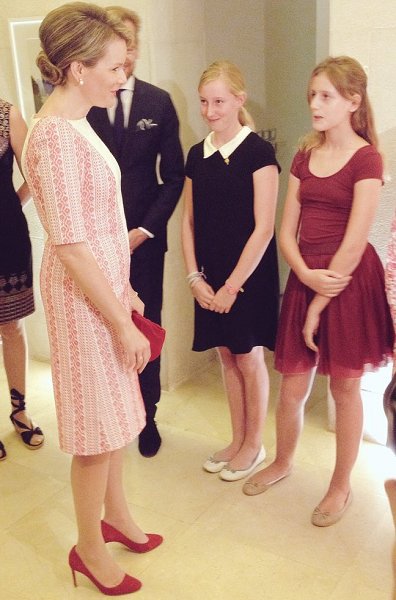 Queen Mathilde and Queen Rania visited JRF showroom