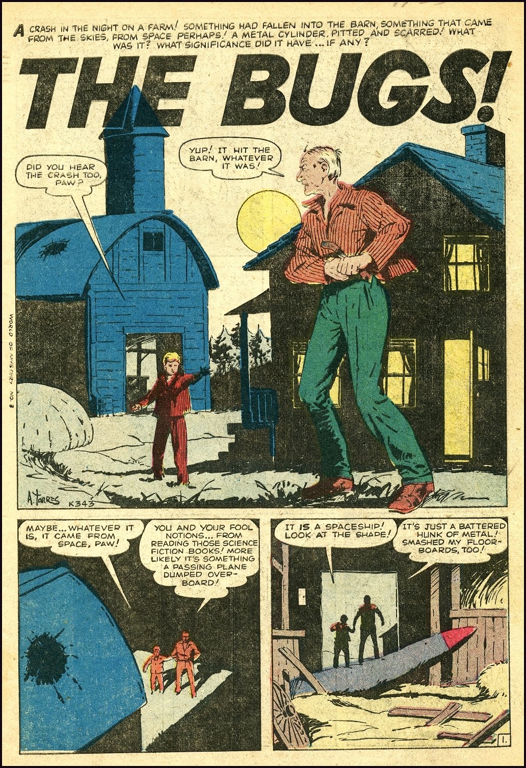 Pellucidar Offerings 4: Bugs Horror Tale By Frank Frazetta Roy Krenkel ...