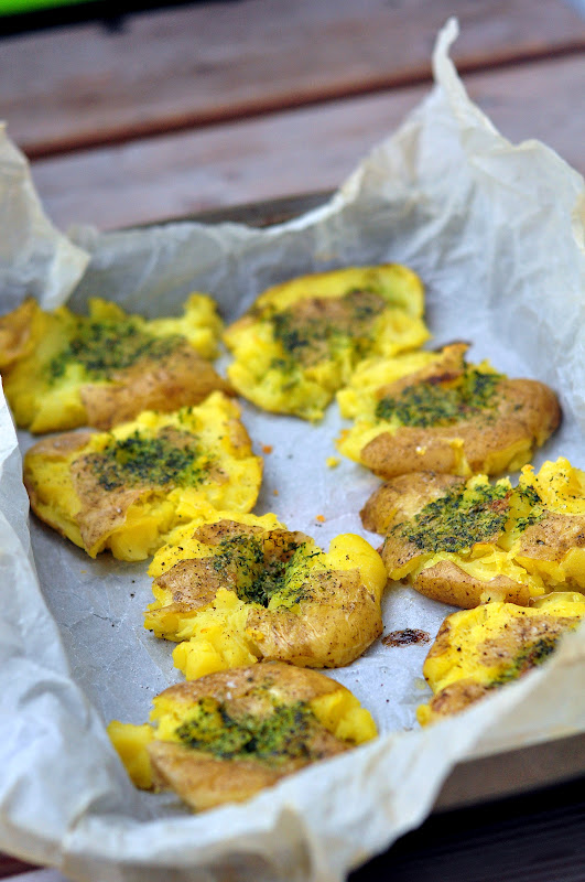 Širšių lizdas: Traiškytos šviežios bulvytės