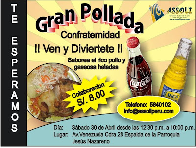 Asociacion de Sordos de Lima: Gran Pollada.. 30 de Abril Por favor ...