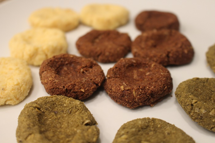 How to Make Soft Okara Cookies - Plain Butter, Cocoa and Matcha Okara ...