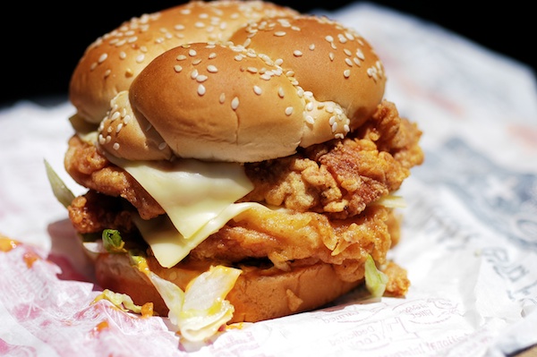 澳洲 肯德基 雙層炸雞排堡 Zinger Stacker