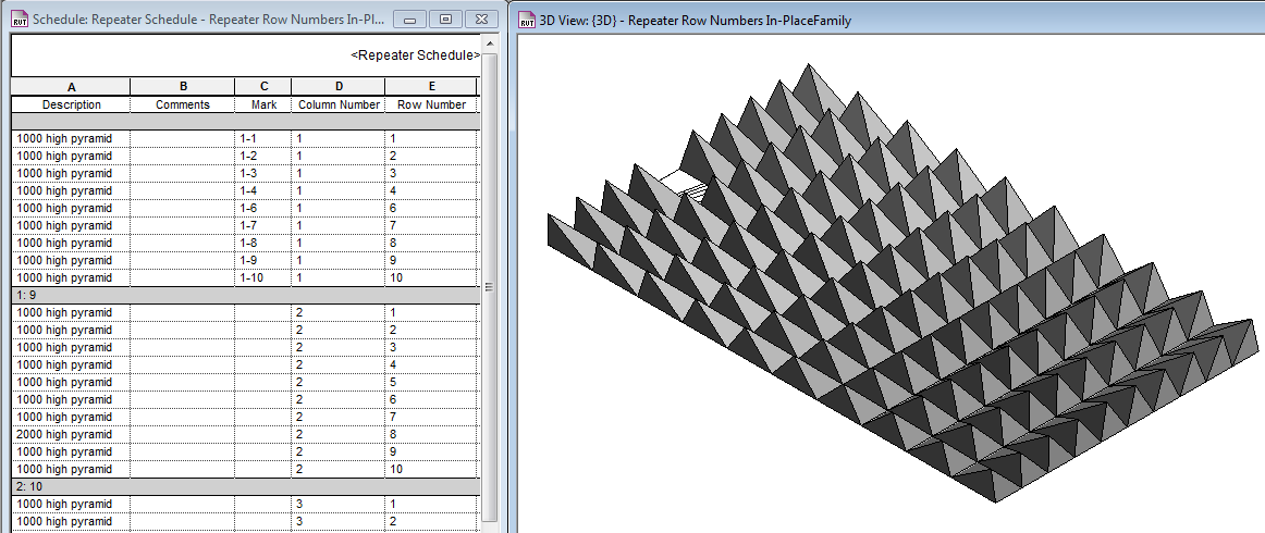 RevitCat: How to Schedule Panel Locations on a Flat Rectangular Surface ...
