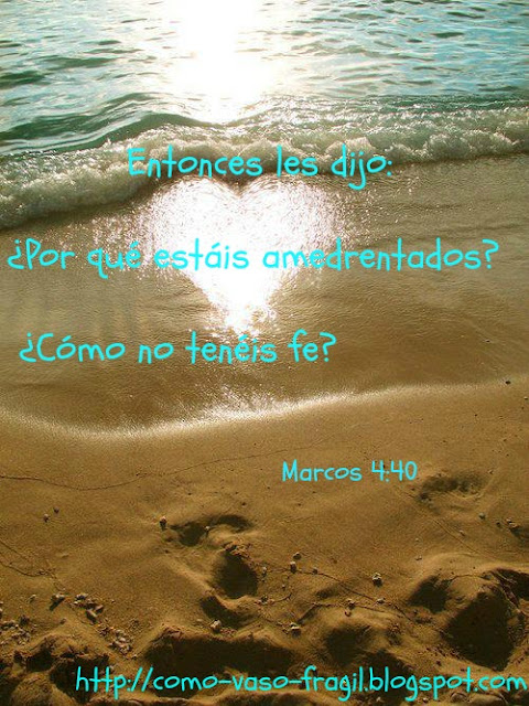 VASO FRAGIL: ¡Hombre de poca fe!