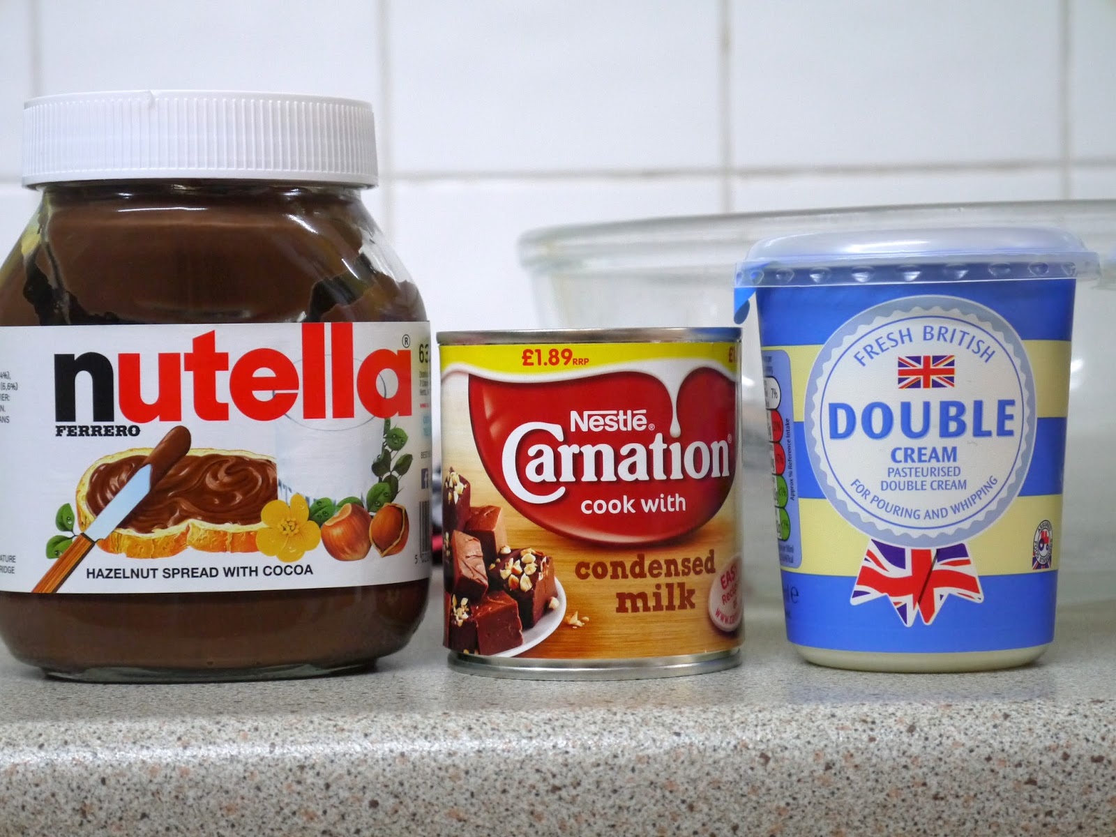 This Muslim Girl Bakes: No-Machine Nutella Ice Cream.